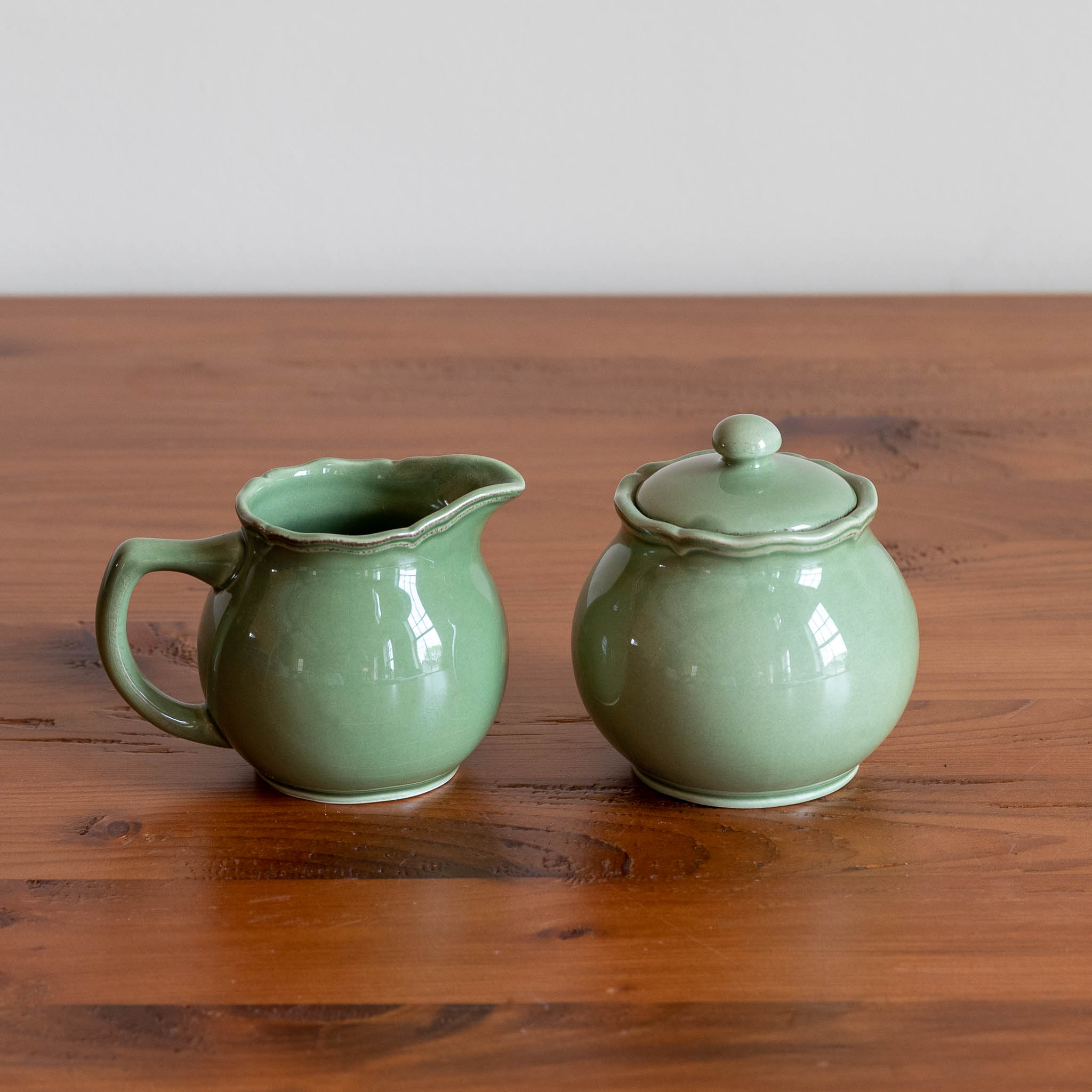 Carter Milk and Sugar Dispenser in Green – The Emporium
