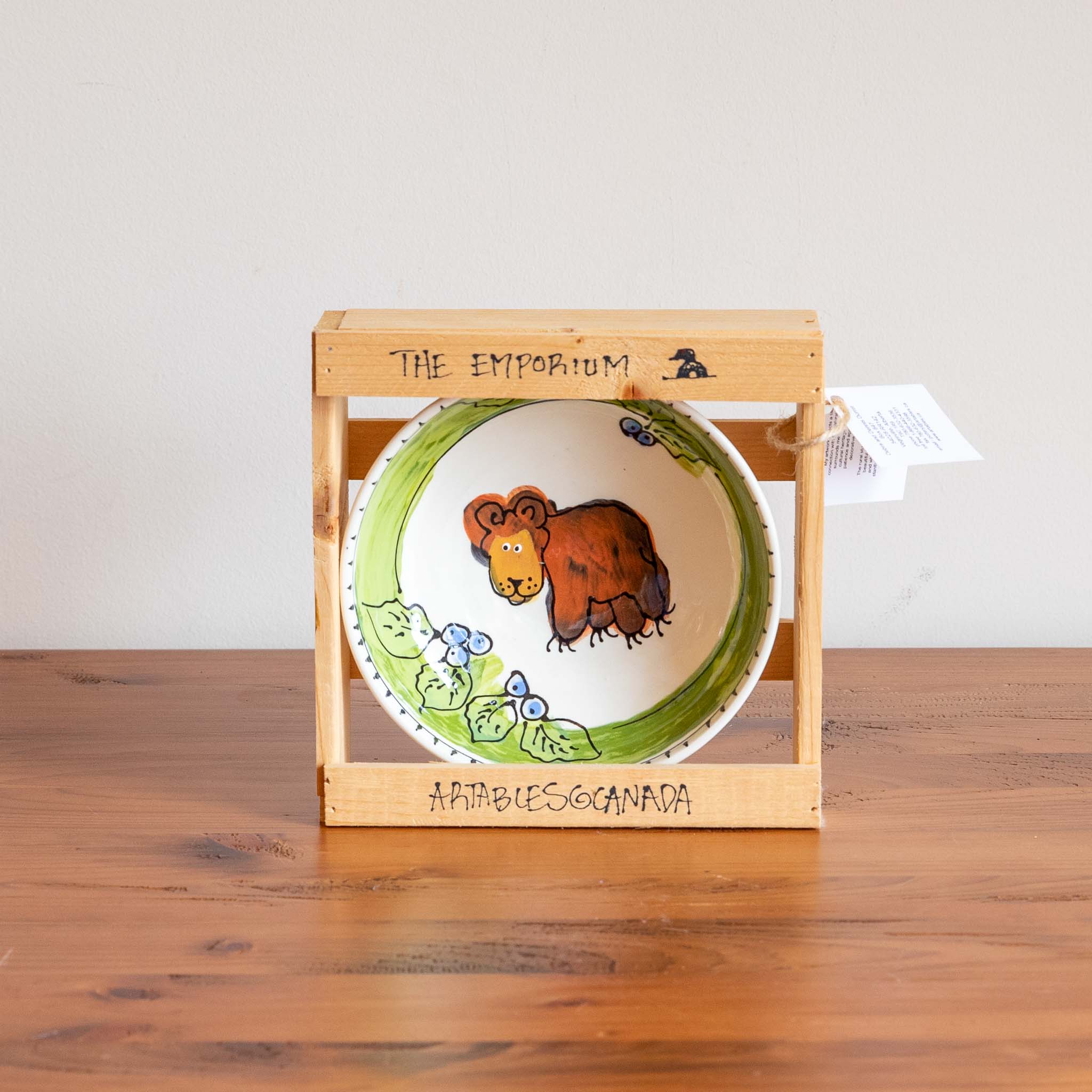 Grizzly Bear Soup Bowl – The Emporium