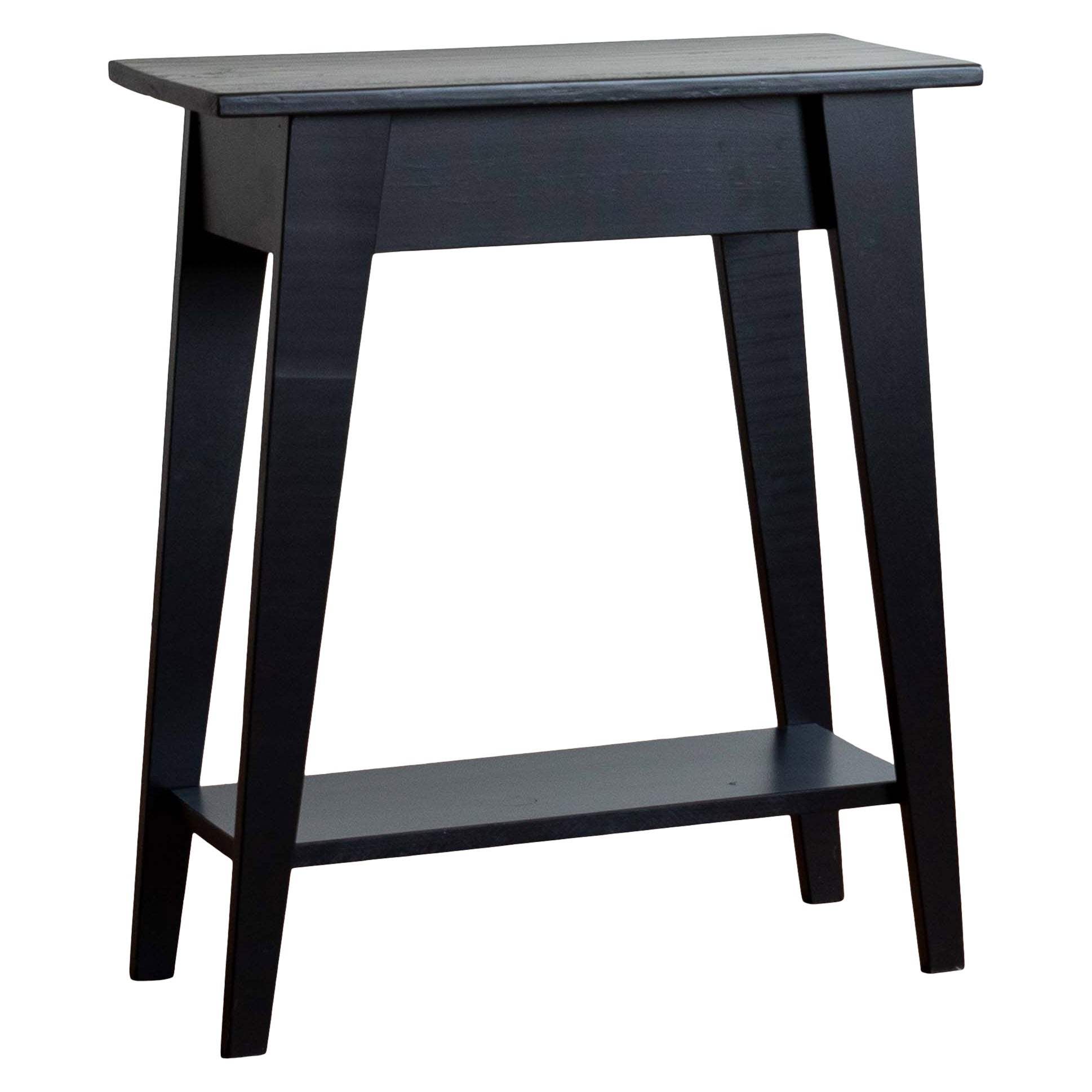 Rustic Side Table in Black | The Emporium, Ottawa