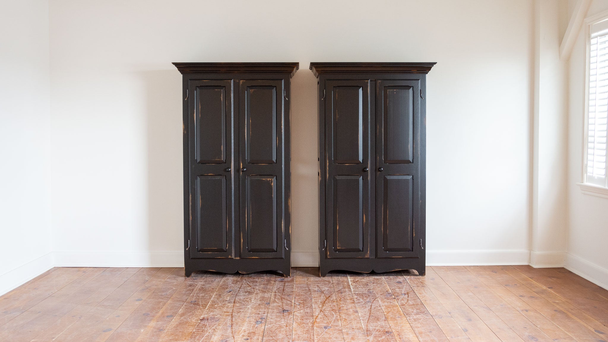 Storage & Bedroom Furniture Ottawa | Raised Panel Armoire in Black ...