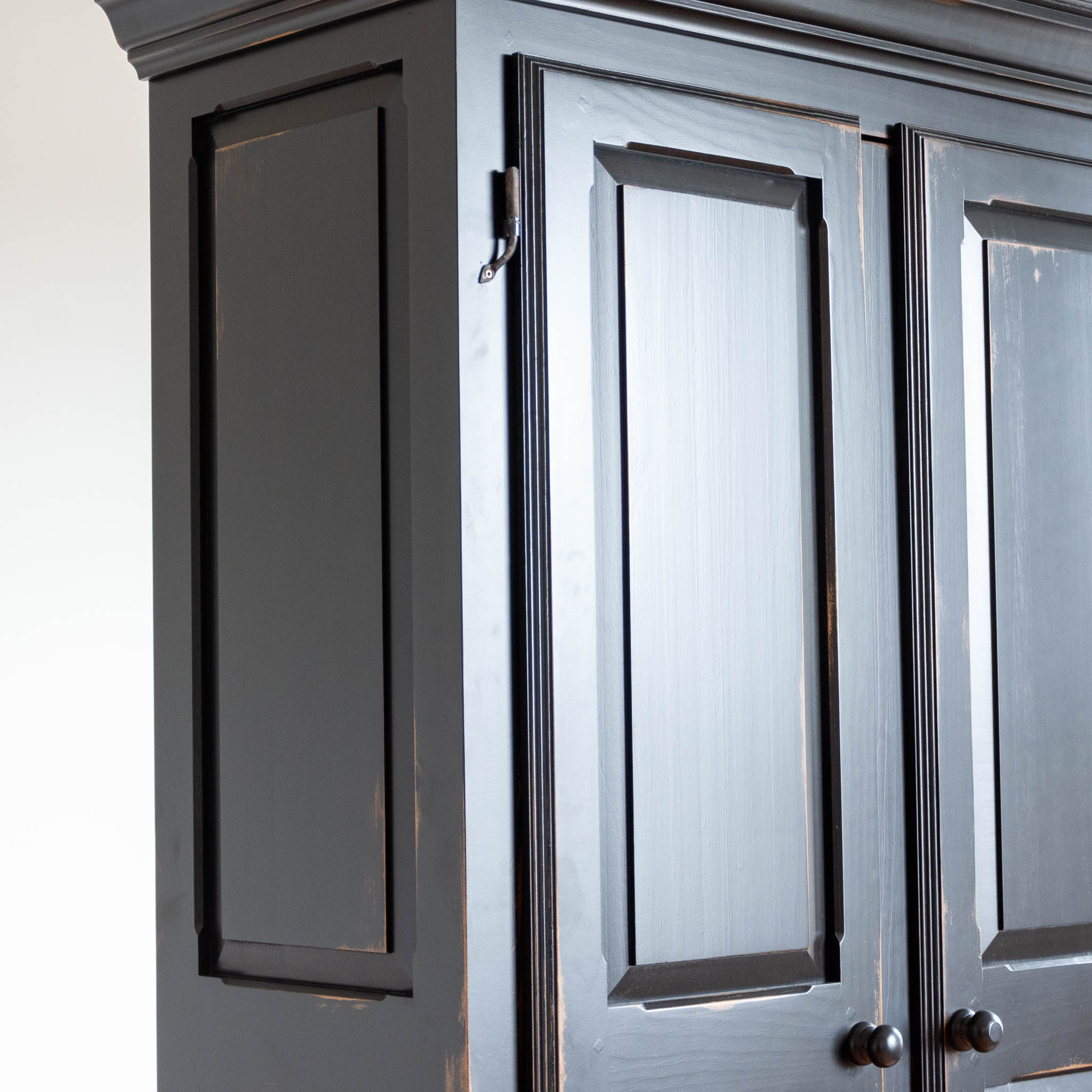 Storage & Bedroom Furniture Ottawa | Raised Panel Armoire in Black ...