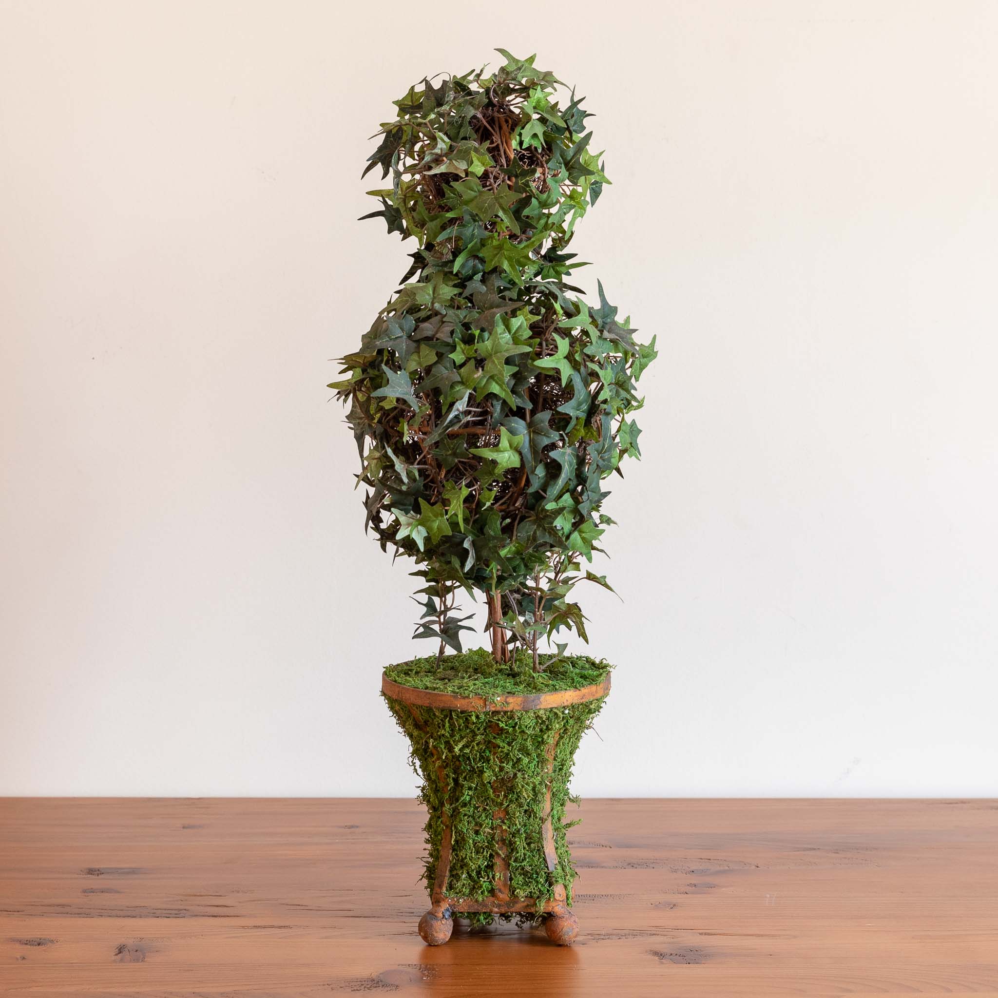 Double Vine Topiary in Iron Base – The Emporium