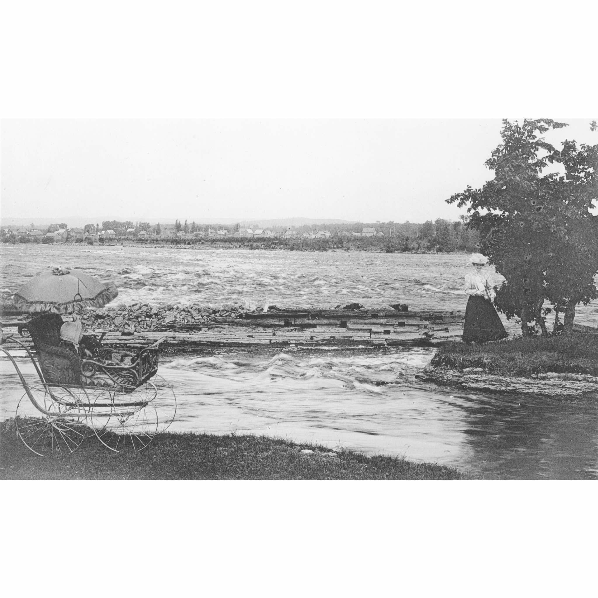 Vintage Ottawa Print: Little Chaudiere Rapids – The Emporium