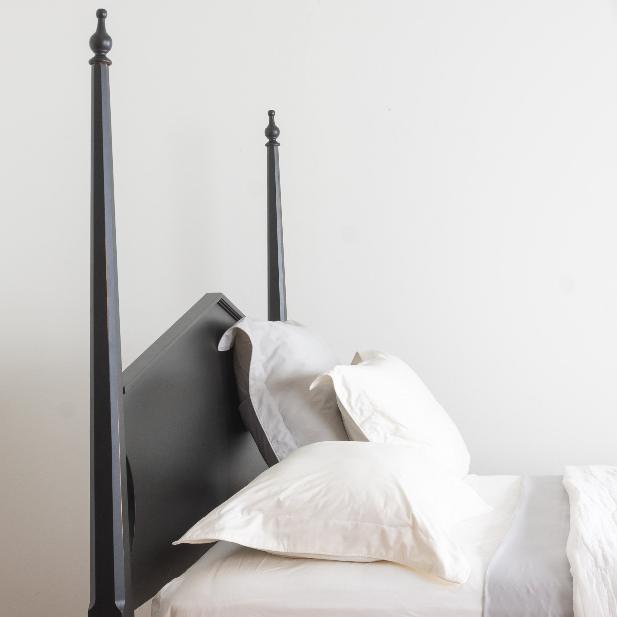 Pencil Post Bed in Coal Black | Our Hand Made Take on a Classic Style ...