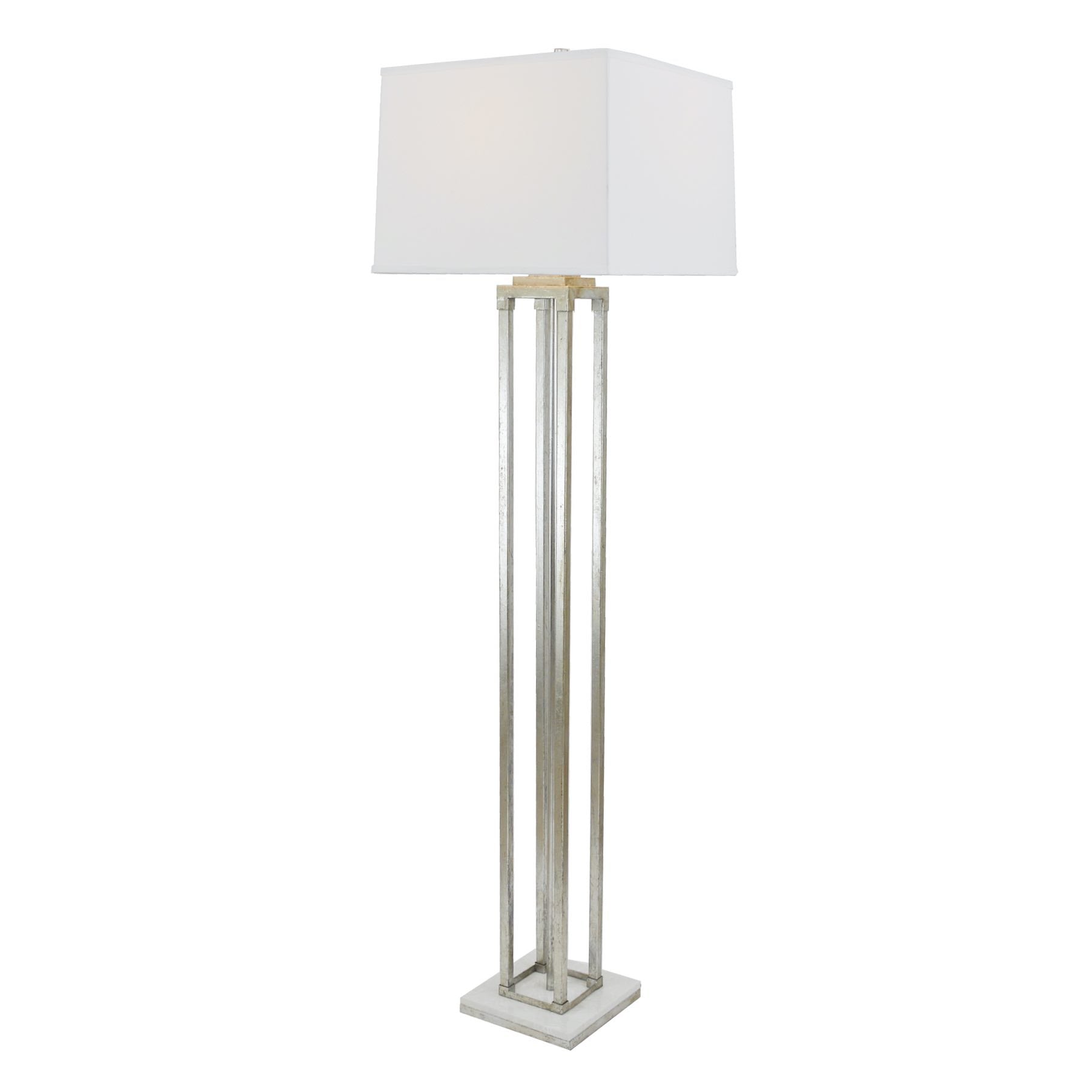 Pillar Floor Lamp - Silver – The Emporium