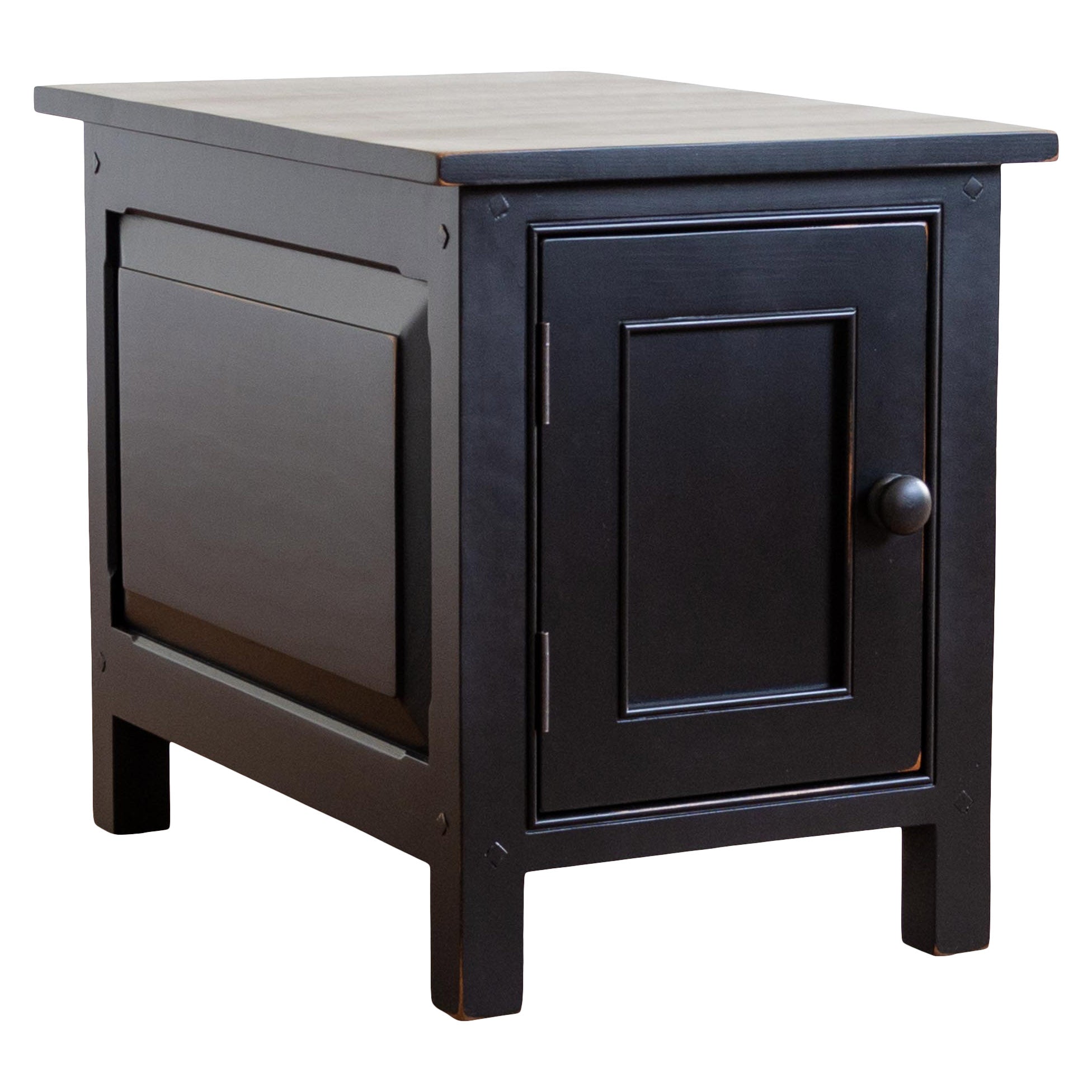 Stanley Side Table in Black – The Emporium